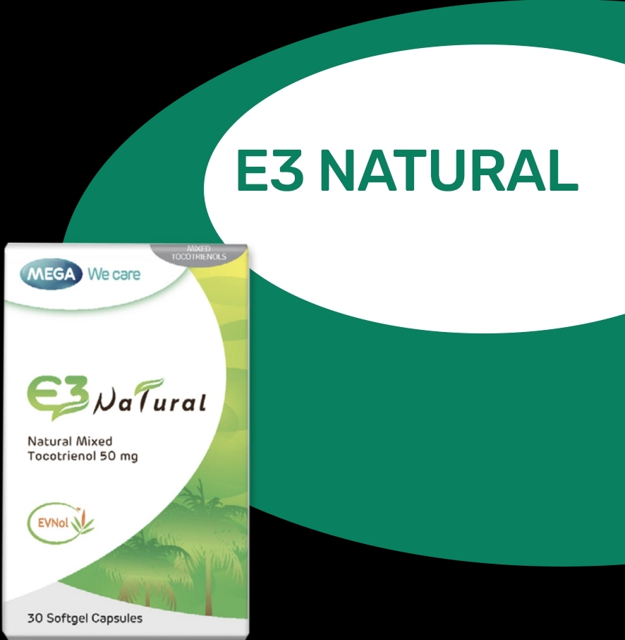 E3 Natural: Vitamin E Tocotrienols for Heart Health | MegaWeCare