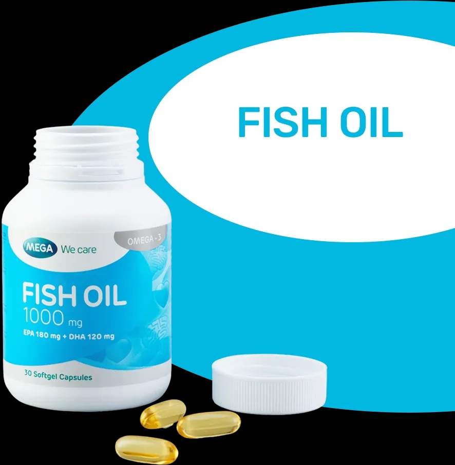 Fish Oil Capsules - Improve Heart Health | Mega We Care