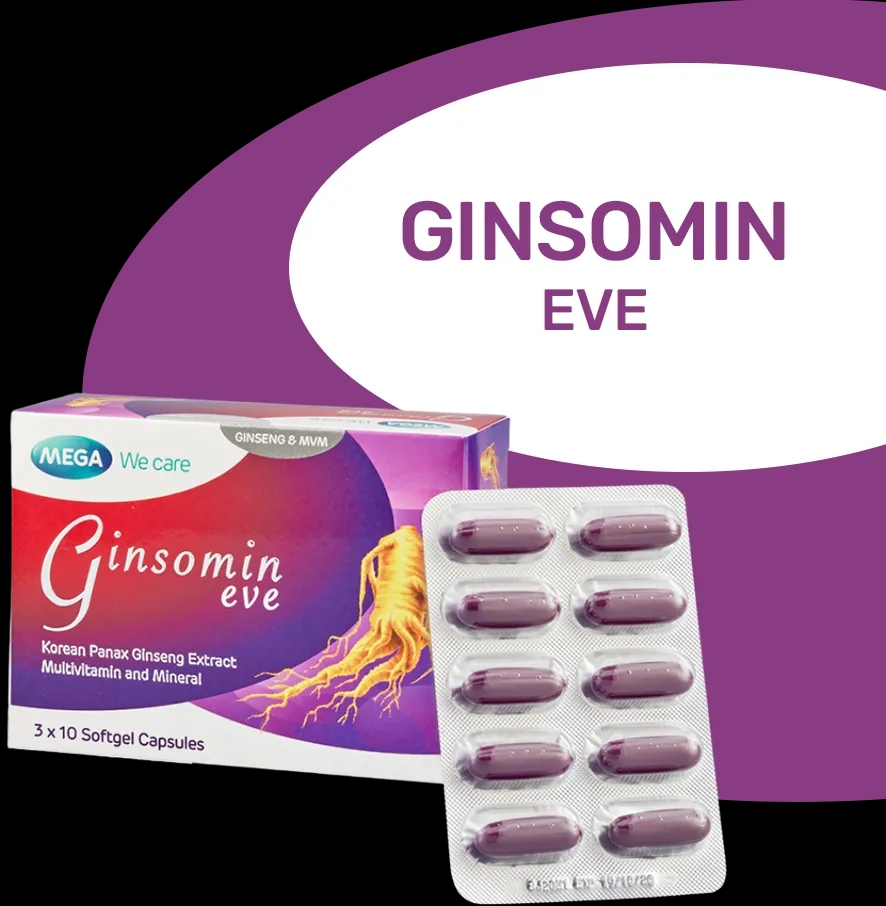 Ginsomin Eve: Boost Energy, Beauty & Wellness for Women