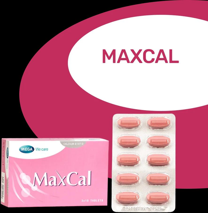 Maxcal: Bone & Joint Supplement with Calcium & Vitamins